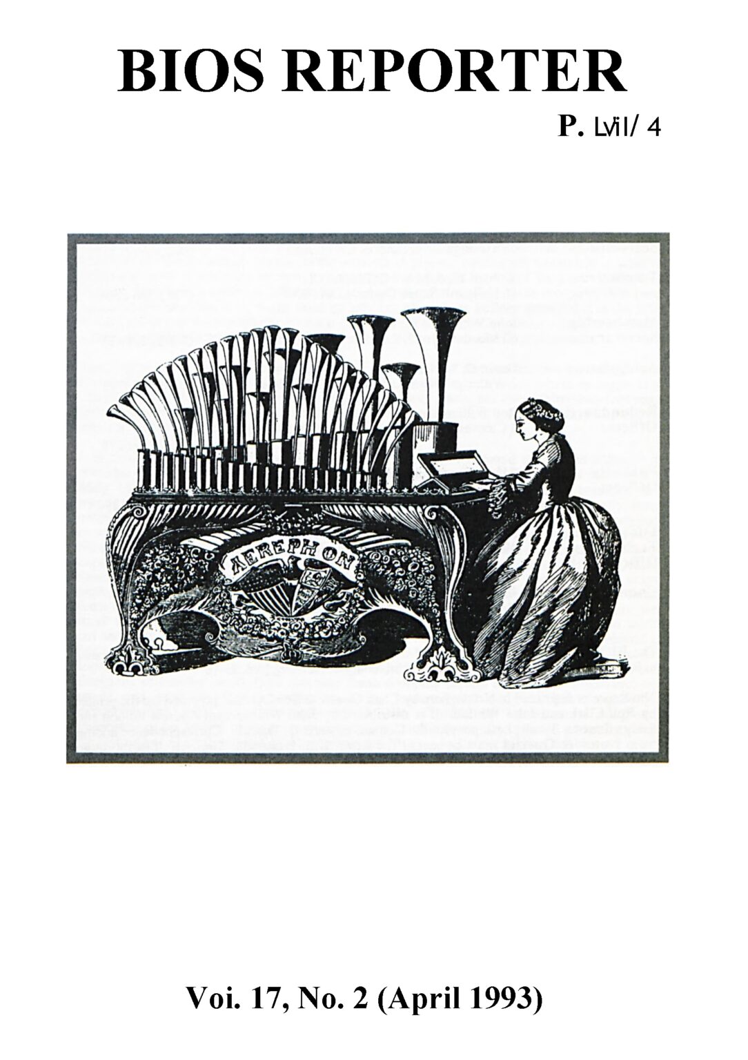 BIOS Reporter – Volume 17, No.2 – April 1993 – BIOS