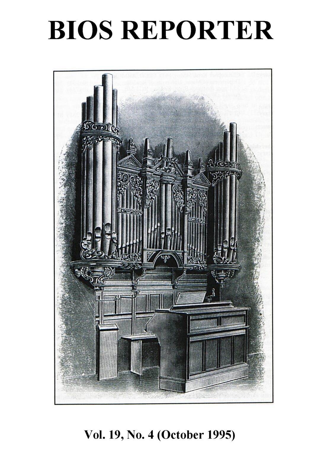 BIOS Reporter – Volume 19, No.4 – October 1995 – BIOS