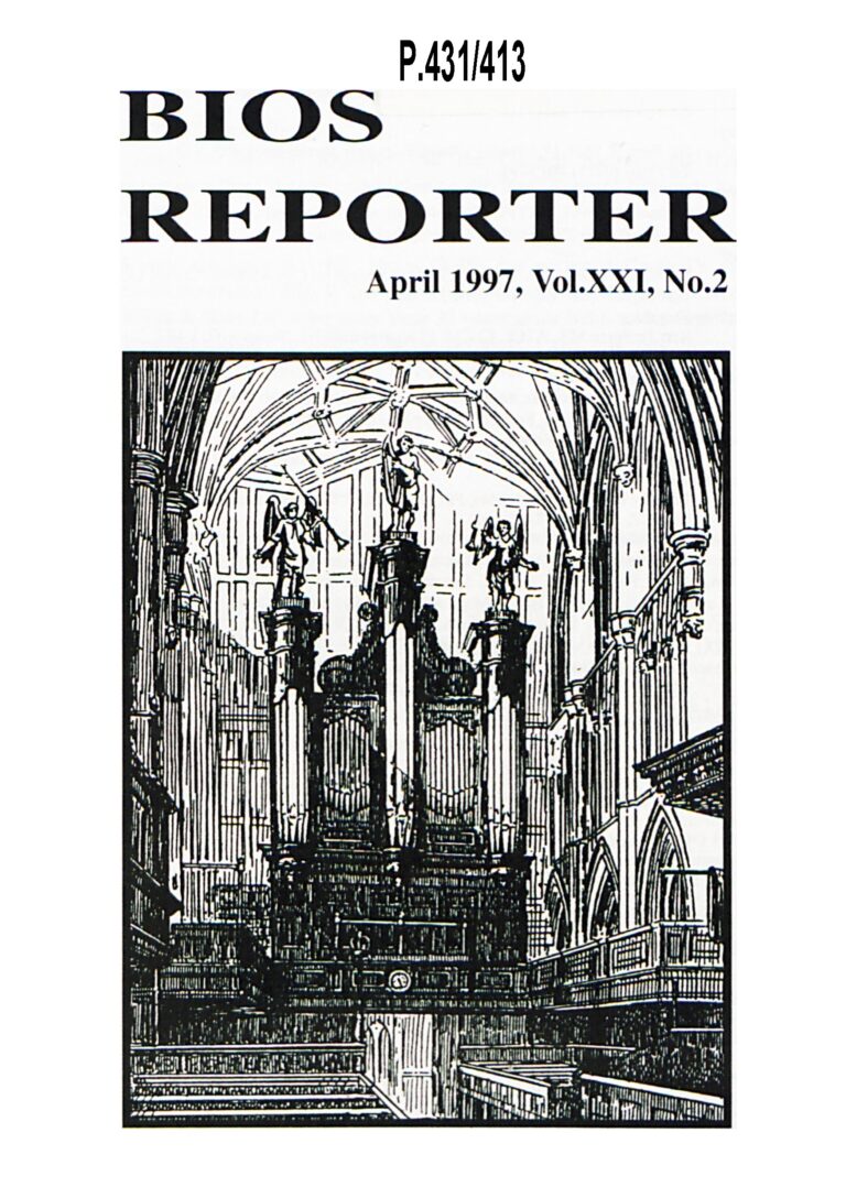 BIOS Reporter – Volume 21, No.2 – April 1997 – BIOS